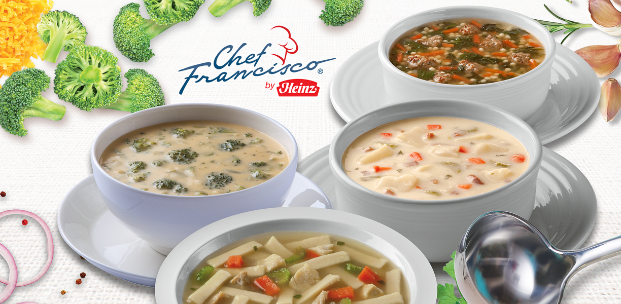 Benefits of Kraft Heinz Chef Francisco Soups for Restaurants ...